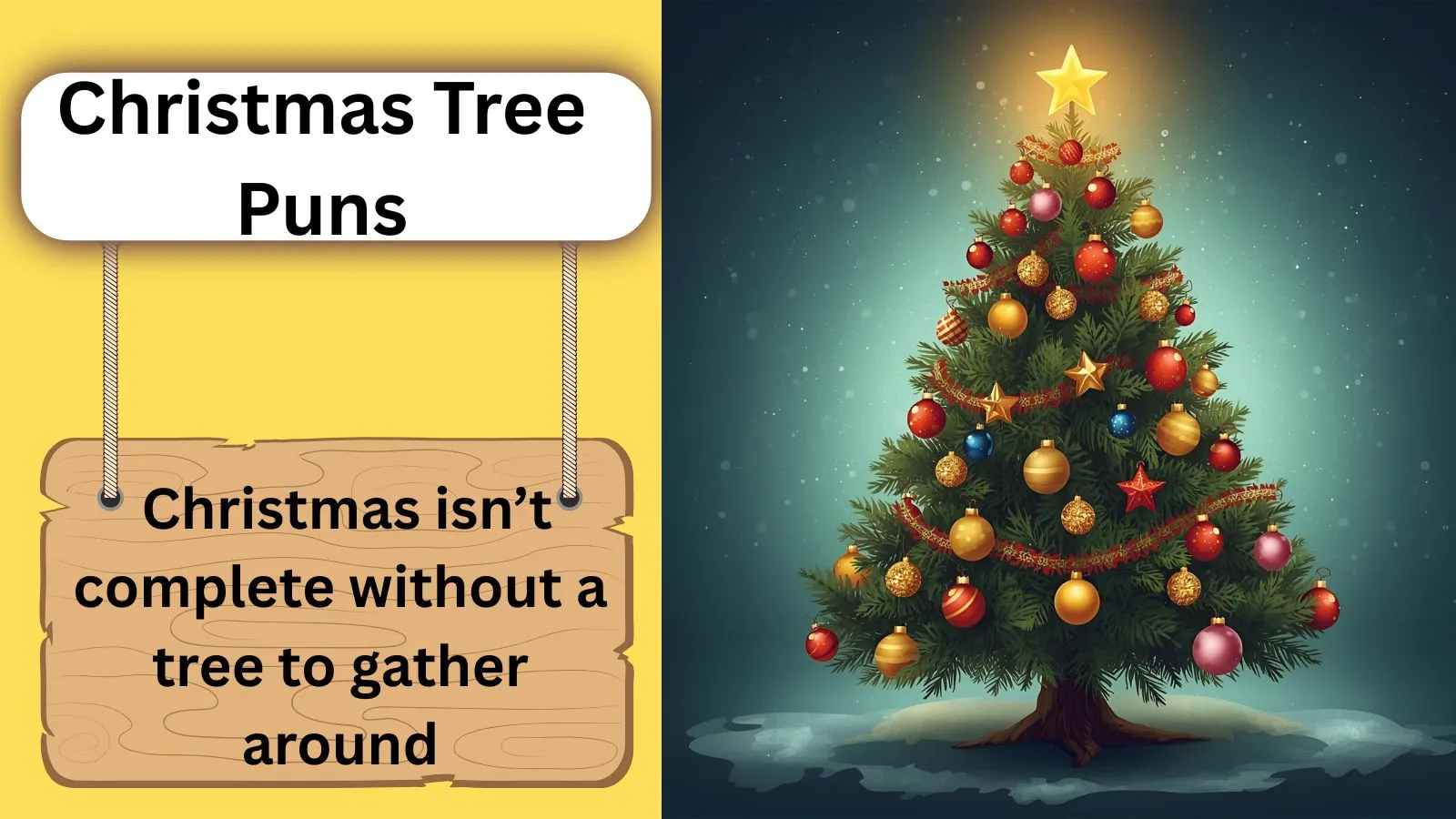 Christmas Tree Puns
